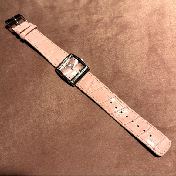 Mary Kay | Accessories | Mary Kay Pink Watch With Rhinestones Circa 20 ...